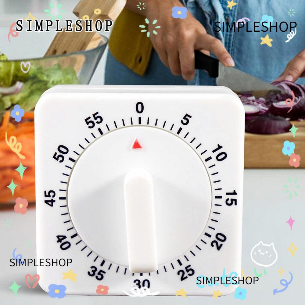 SIMPLESHOP Kitchen Cooking Timer Square Mechanical Roasting Alarm Reminder | Shopee Malaysia