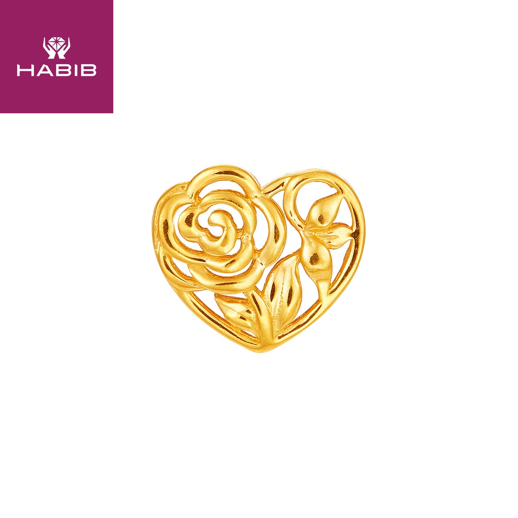 HABIB 916/22K Yellow Gold Charm CPG-6130623-C | Shopee Malaysia