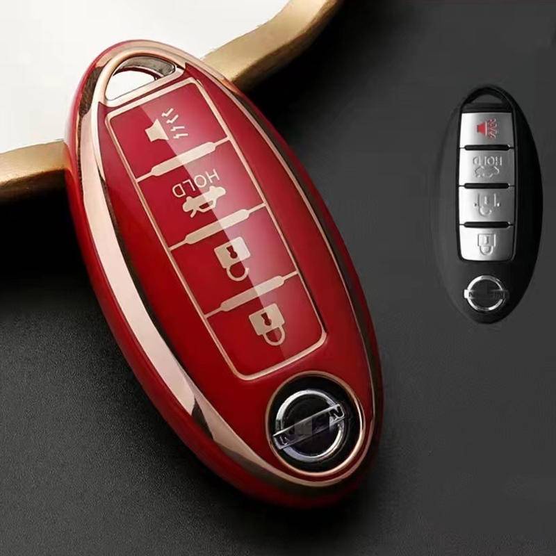 Nissan Key Cover Almera Navara X-trail Grand Livina Teana Sentra Push ...