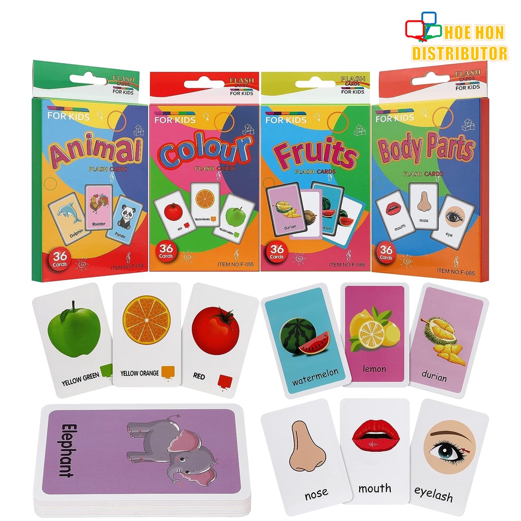Early Learning Flash Cards Type C Kids Entry Level Education Primary ...