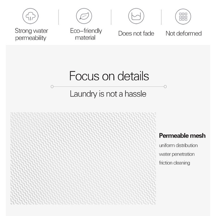 Mesh Laundry Bag Ziplock Clothes Washing Bag Laundry Net Bag Beg Dobi ...
