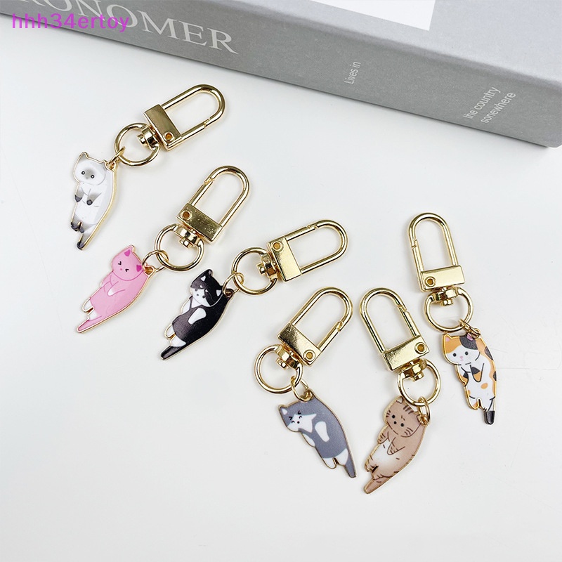 hhh34ertoy> Cartoon Fashion Cute Cat Kitten Keychain Kawaii Pet Paw ...