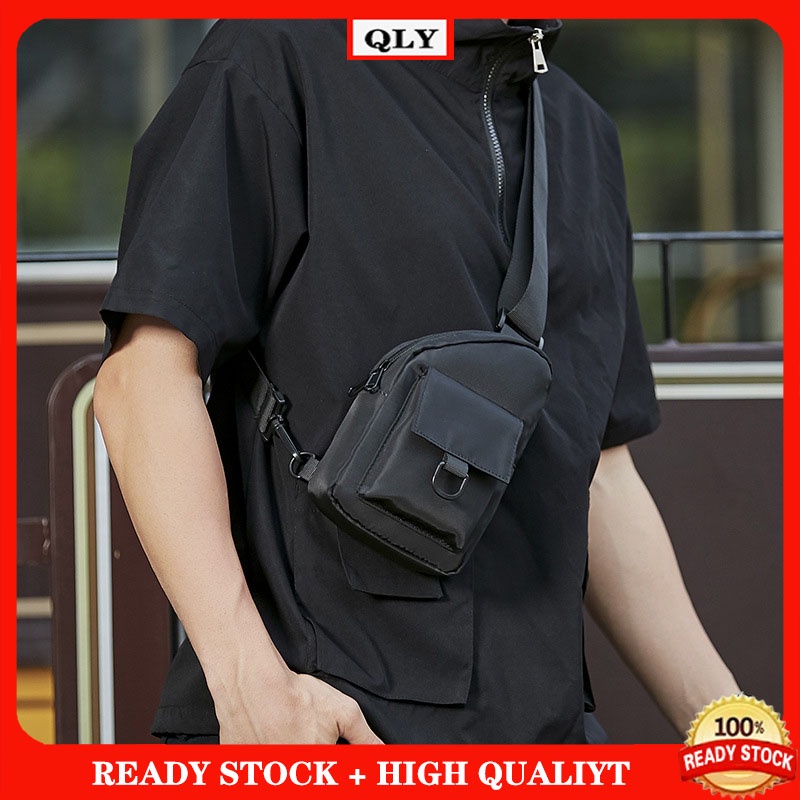 Men's Messenger Bag Leisure Men's Bag Multifunctional Chest Bag ...