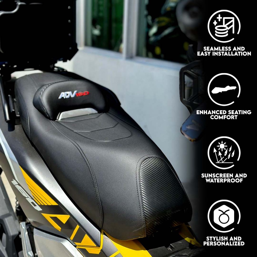 EMS Comfort Soft Seat Honda ADV 160 High Quality Motorcycle Cushion ...
