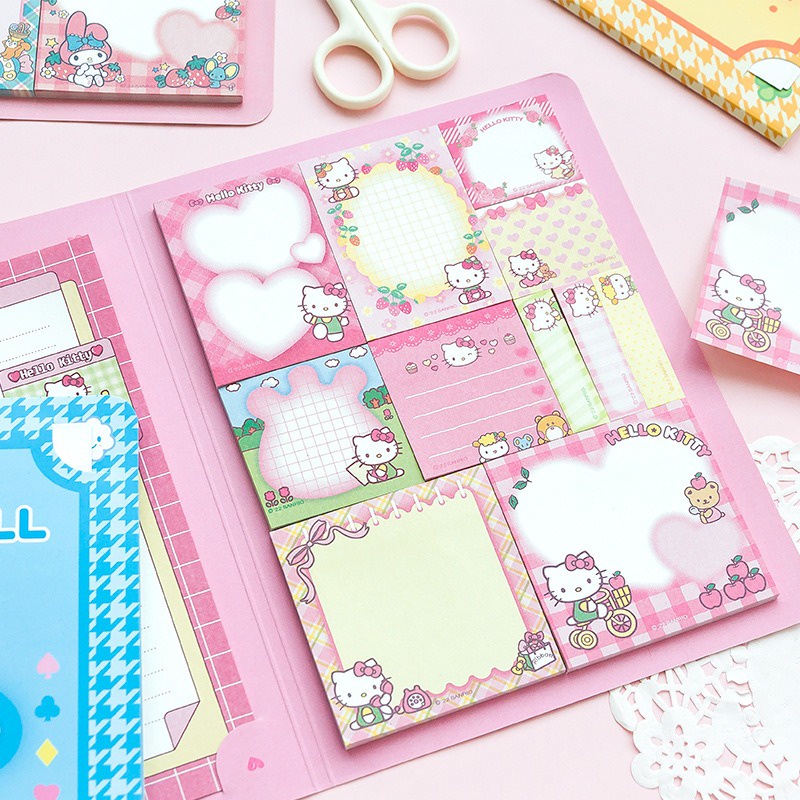 Kawaii Convenience Book Kuromi KT Note Book Cute Paste Notepad Anime ...