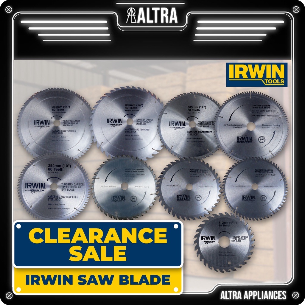 AMERICAN TOOL IRWIN Tungsten Carbide Tipped Circular Saw Blade - Made ...