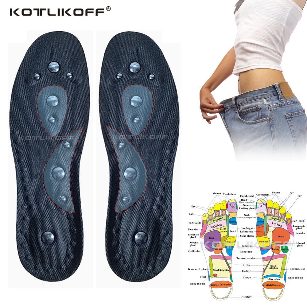 Kotlikoff 18 Magnets Magnetic Therapy Magnet Massage Insoles Men Women