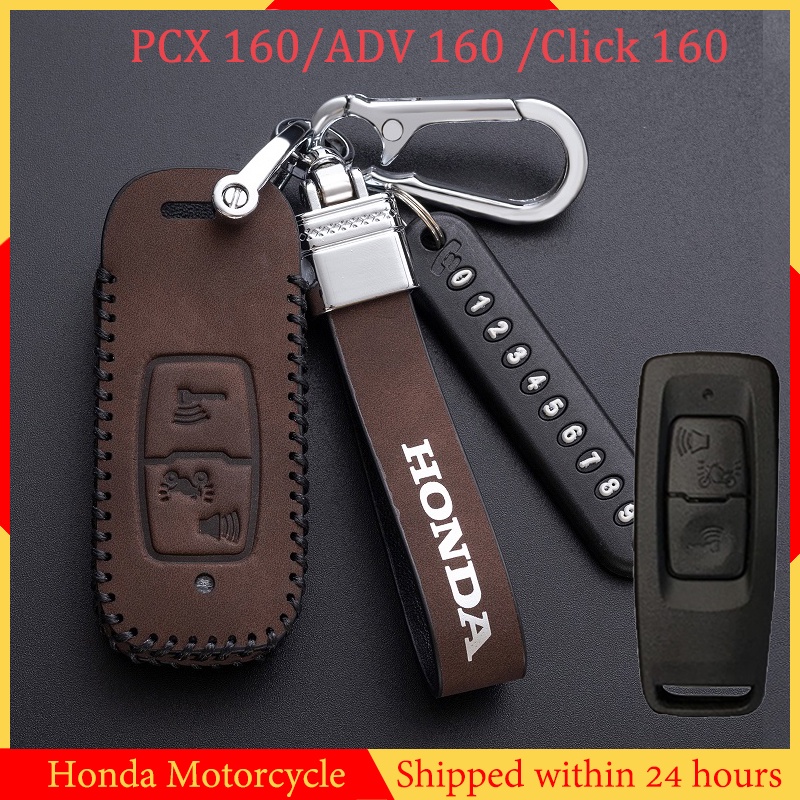 Sarung Kunci For HONDA ADV 160 / Click 160 / PCX 160 Remote Key Leather ...