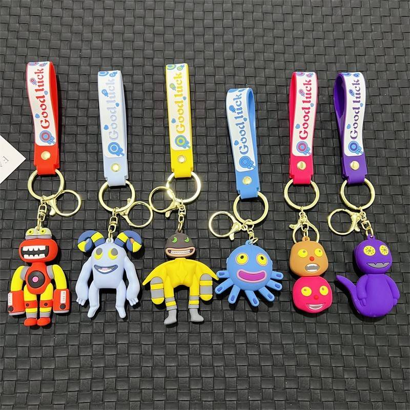 YB2 My Singing Monsters Dolls Keychain Gift For Kids Backpack Pendant ...