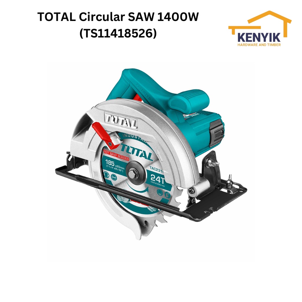 TOTAL Circular SAW 1400W (TS11418526) | Shopee Malaysia