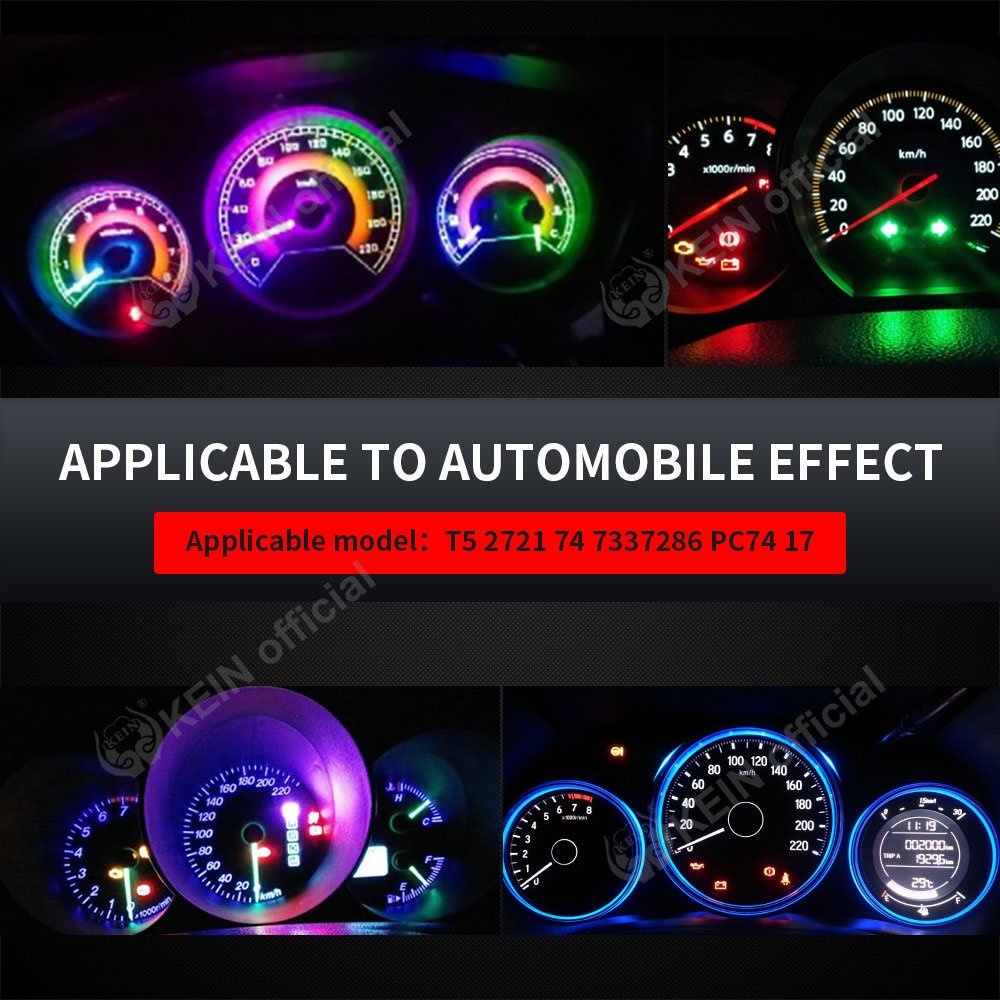 KEIN 5PCS T5 Led Meter Bulb Instrument Dash Light W3W T5 Led Meter Bulb ... KEIN 5PCS T5 Led Meter Bulb Instrument Dash Light W3W T5 Led Meter Bulb ...