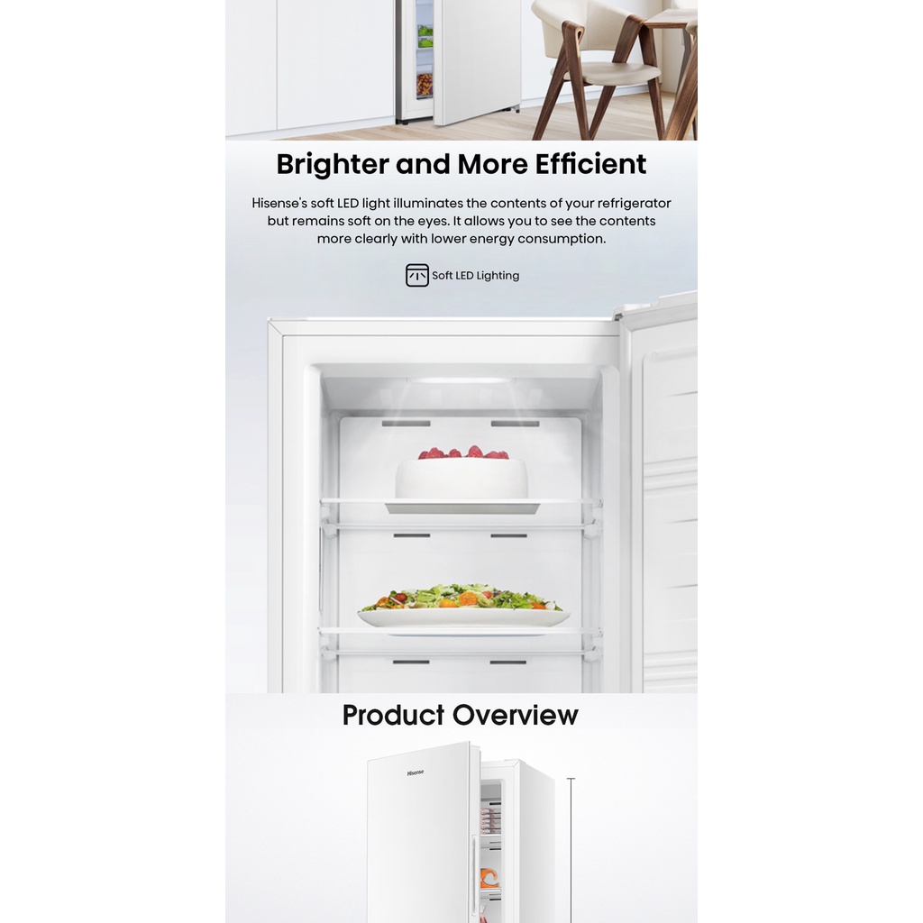 [FREE SHIPPING] Hisense 280L Frost Free Digital Control Upright Freezer ...