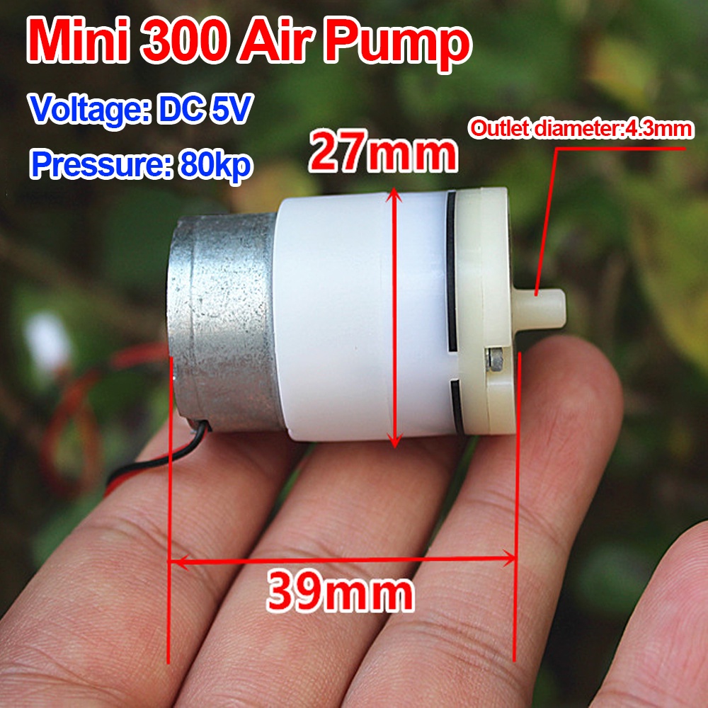 Small Air Pump 5V 6V 300 Tiny Electric Pressure Pump Diaphragm Oxygen ...