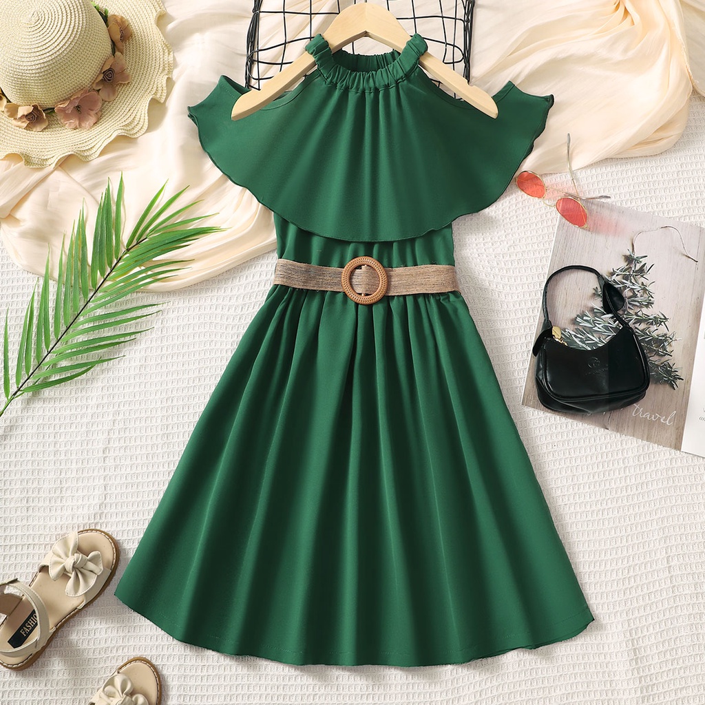 Dress Budak Perempuan 8-12 Years Baju Budak Perempuan Princess Dress ...