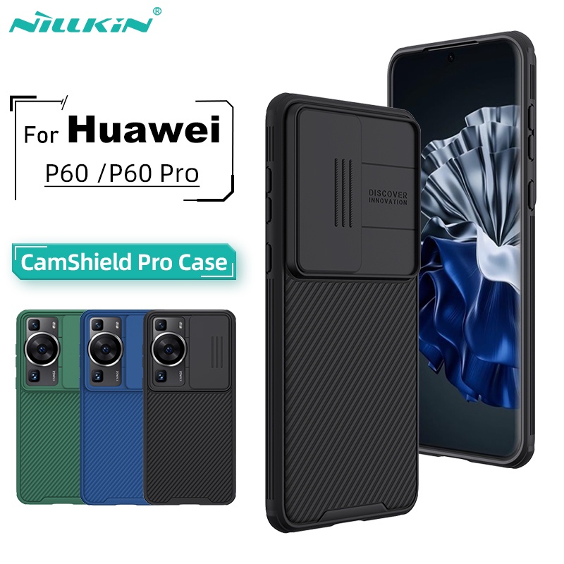 For Huawei P60 Pro Case NILLKIN CamShield Pro Sliding Camera Lens ...