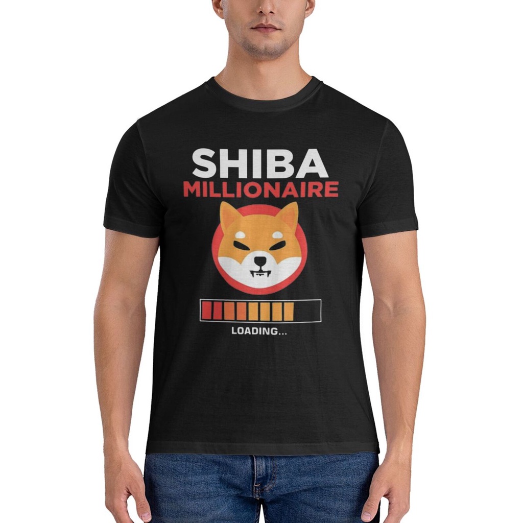 Shiba Inu Coin Millionaire Loading Crypto High Quality Men'S Tshirt ...