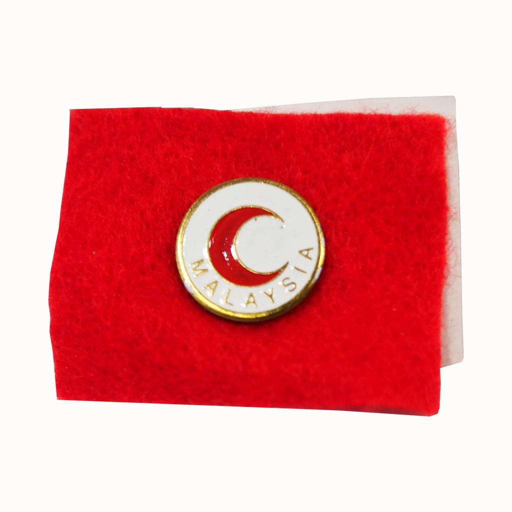 [clearance] Outpost Tie Pin Pin Tali Leher Bulan Sabit Merah Malaysia