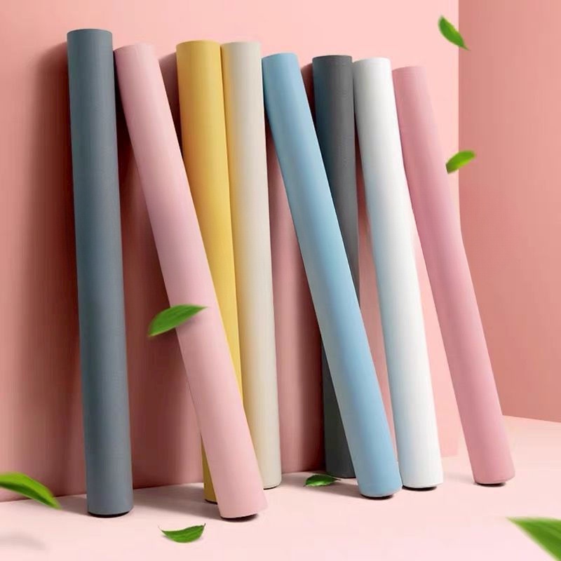 60CM*10M Pure Matt Plain Colour Wall Sticker PVC Wallpaper Self ...