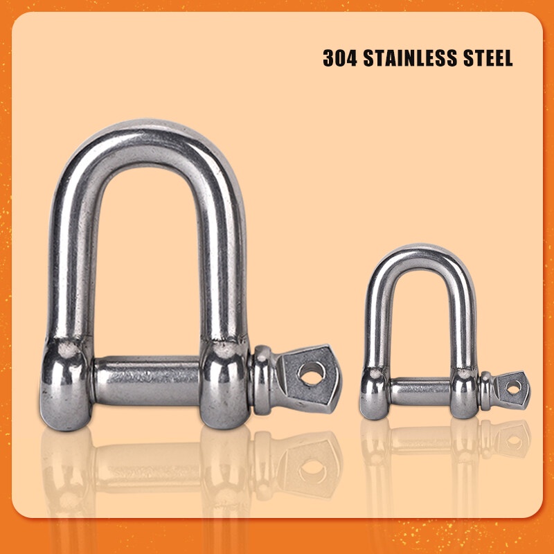 M4 M5 M6 M8 M10 M12 M14 M16 D shackle stainless steel rigging shackle hook ship rigging hardware ...