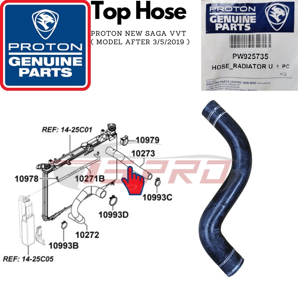 Proton New Saga VVT MC1 Model after 3/5/2019 4speed Auto Genuine ...