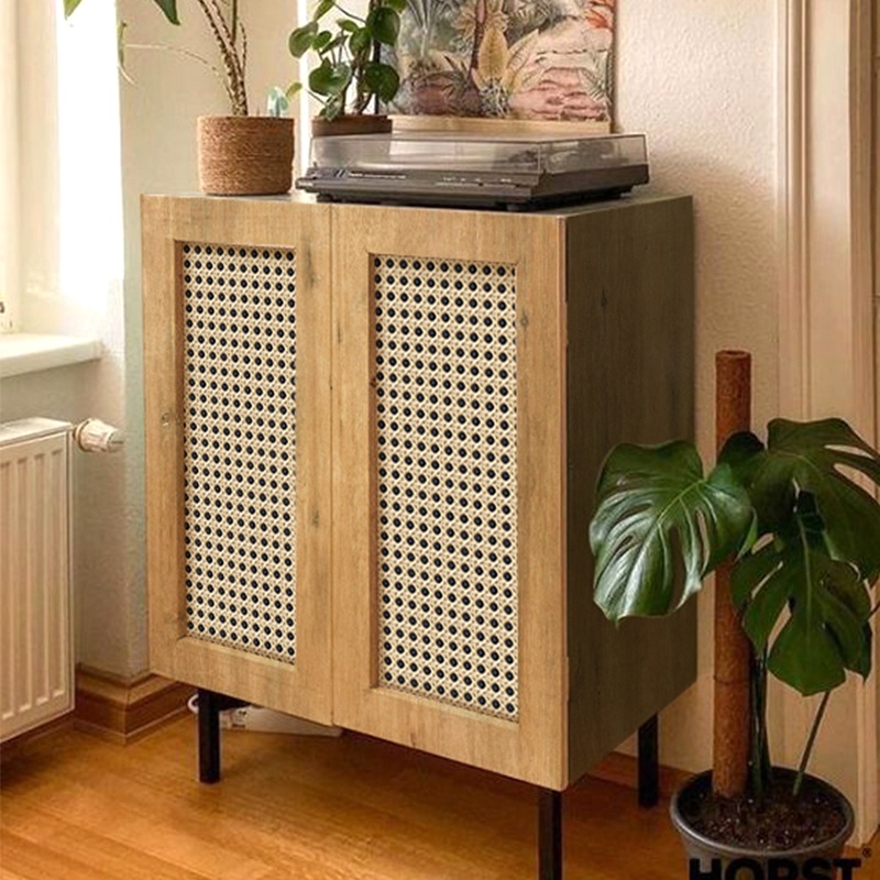 Wall Sticker selling Rattan Pattern Cabinet