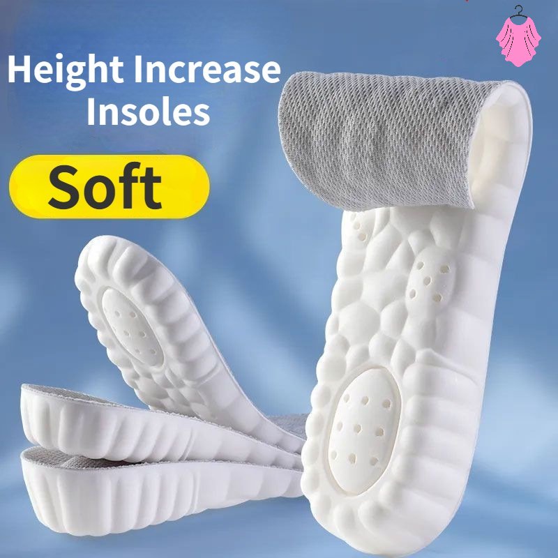 High Elasticity Latex Sport Elevated Insoles/ Soft Breathable Deodorant ...