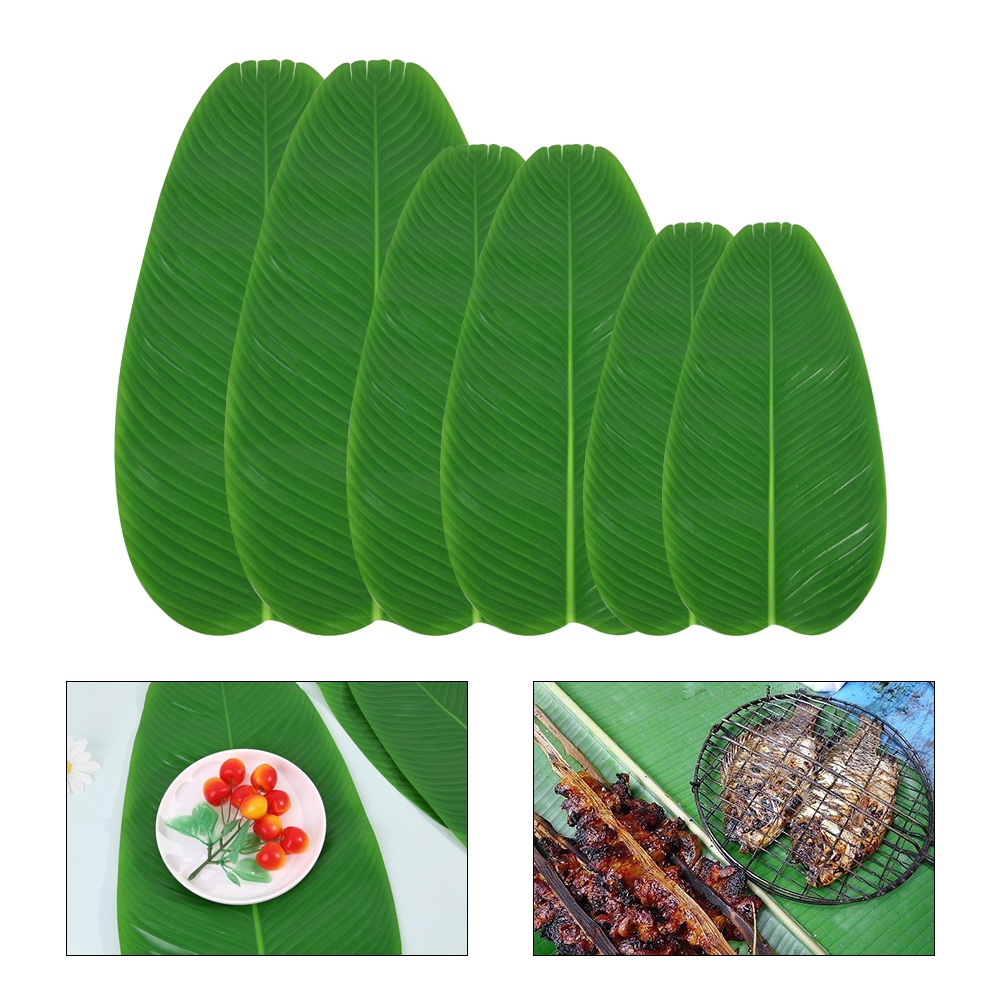 Simulated Fake Lotus Leaf Table Decoration / Artificial Waterproof ...