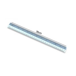 HALF WHITE PLASTIC RULER / PLASTIC RULER / PEMBARIS PLASTIK - 15CM / 20CM / 30CM | Shopee Malaysia