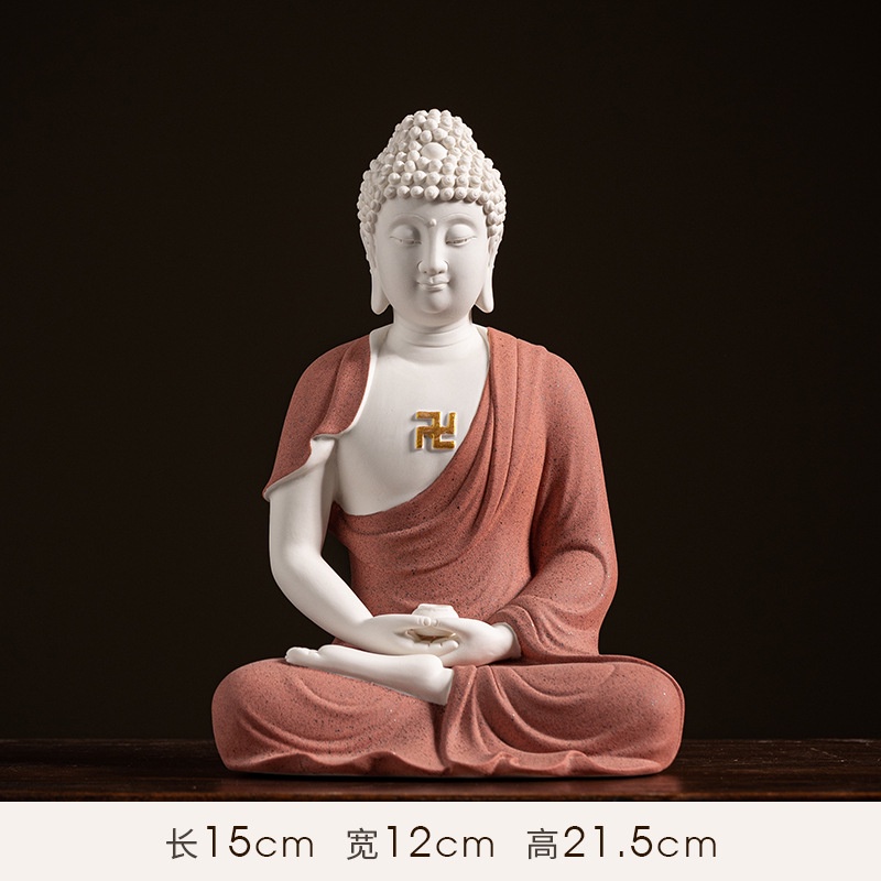 Chinese White Porcelain Sakyamuni Buddha Statue Tathagata Buddha ...