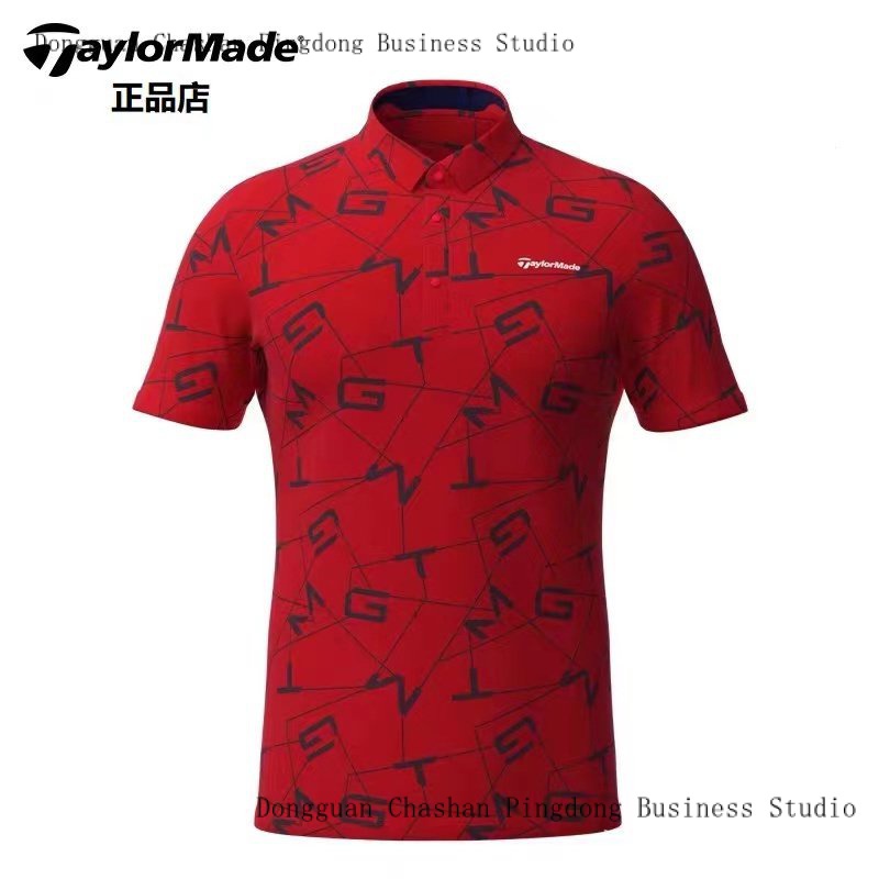 Taylormade TaylorMade golf Clothing New Style Men Summer Breathable Sports golf Short-Sleeved ...