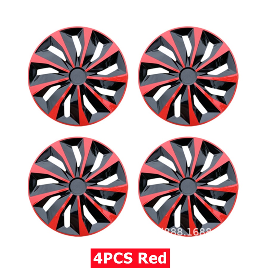 12/13/14/15/16 Inch Universa Carl Hubcap Wheel Covers ABS Plastic 4pcs ...