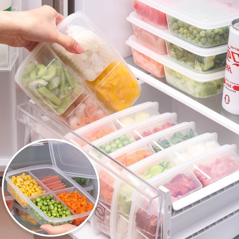 Portable Fridge Organizer / Food Grade Food Sub-Packed Containers ...