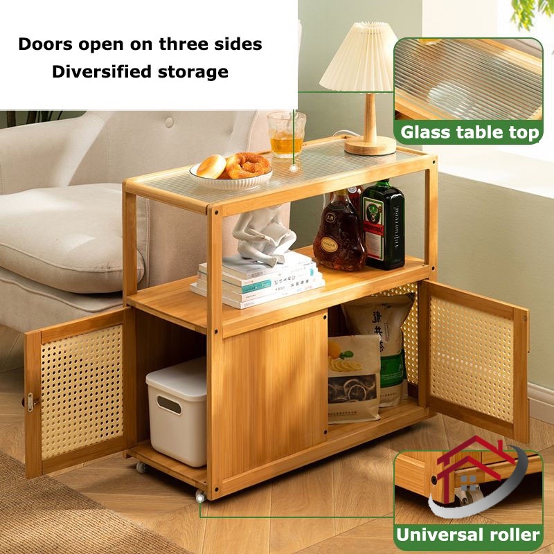 Sofa Side Cabinet Living Room Small Table Side Table Home Shelf Bedroom ...