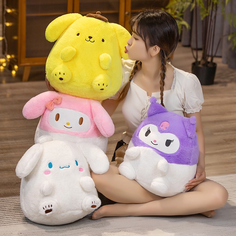 Soft Cuddly Cinnamoroll Pom Pom Purin Plush Toy Lovely Stuffed Anime ...