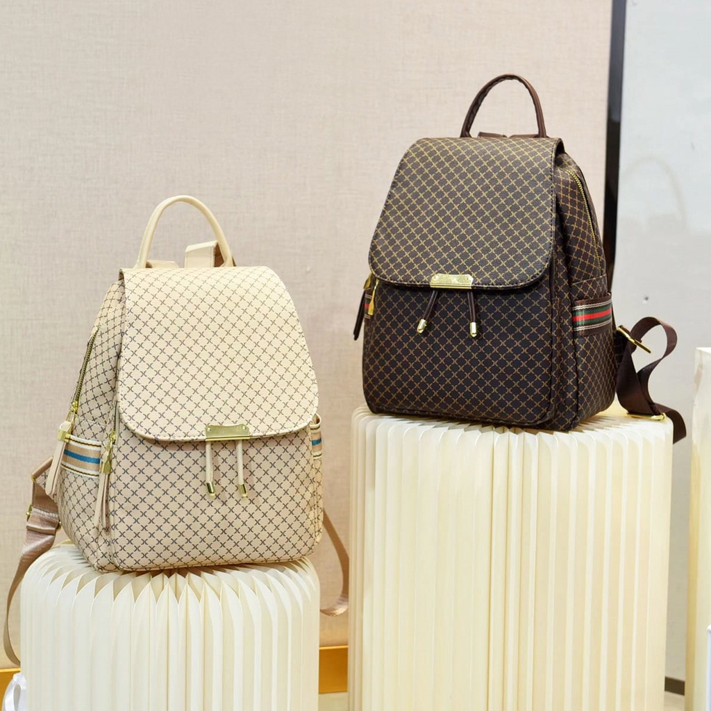 AGL Women's Backpack High Quality Printed Casual Bag Beg Wanita Murah ...