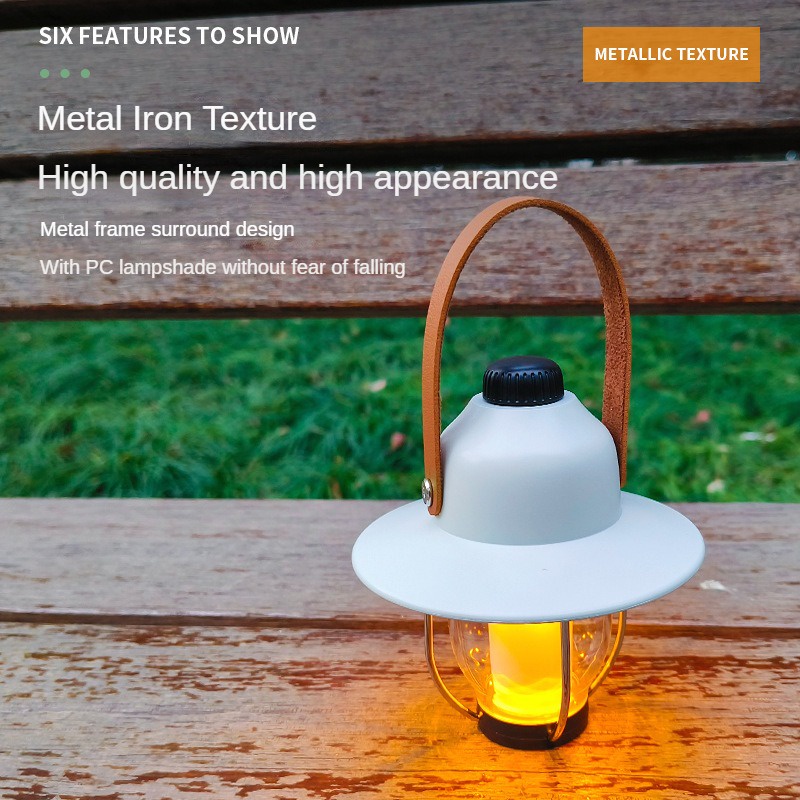 Retro Camping Light Pinecone Light Portable Camp Tent Light Camping ...