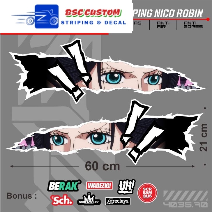 MATA Nico Robin Eye Anime Striping | Shopee Malaysia