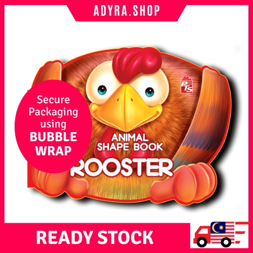 Buku Animal Shape Book Series Buku Kanak Kanak Bahasa Inggeris Buku ...