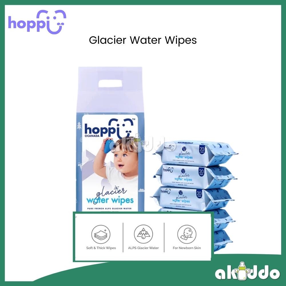 HOPPI Glacier Water Wipes (EXP: 24/11/2024) | Shopee Malaysia