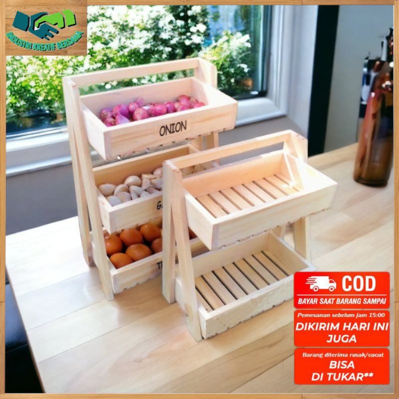 Kitchen Shelf | Onion Rack | Fruit Rack | Potato Rack | Spice Rack ...