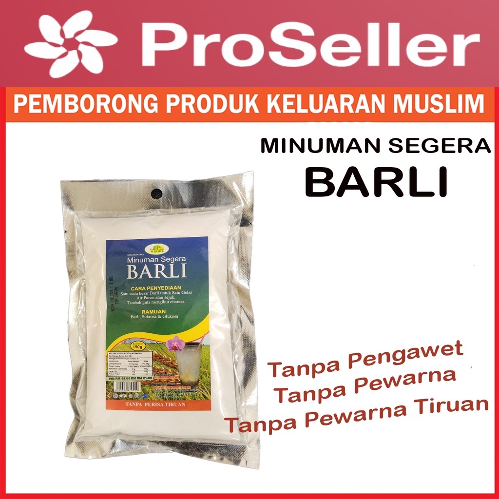 AIR BARLI ORIGINALMINUMAN SEGERA 150G Barli Fast Drink Melegakan Panas ...