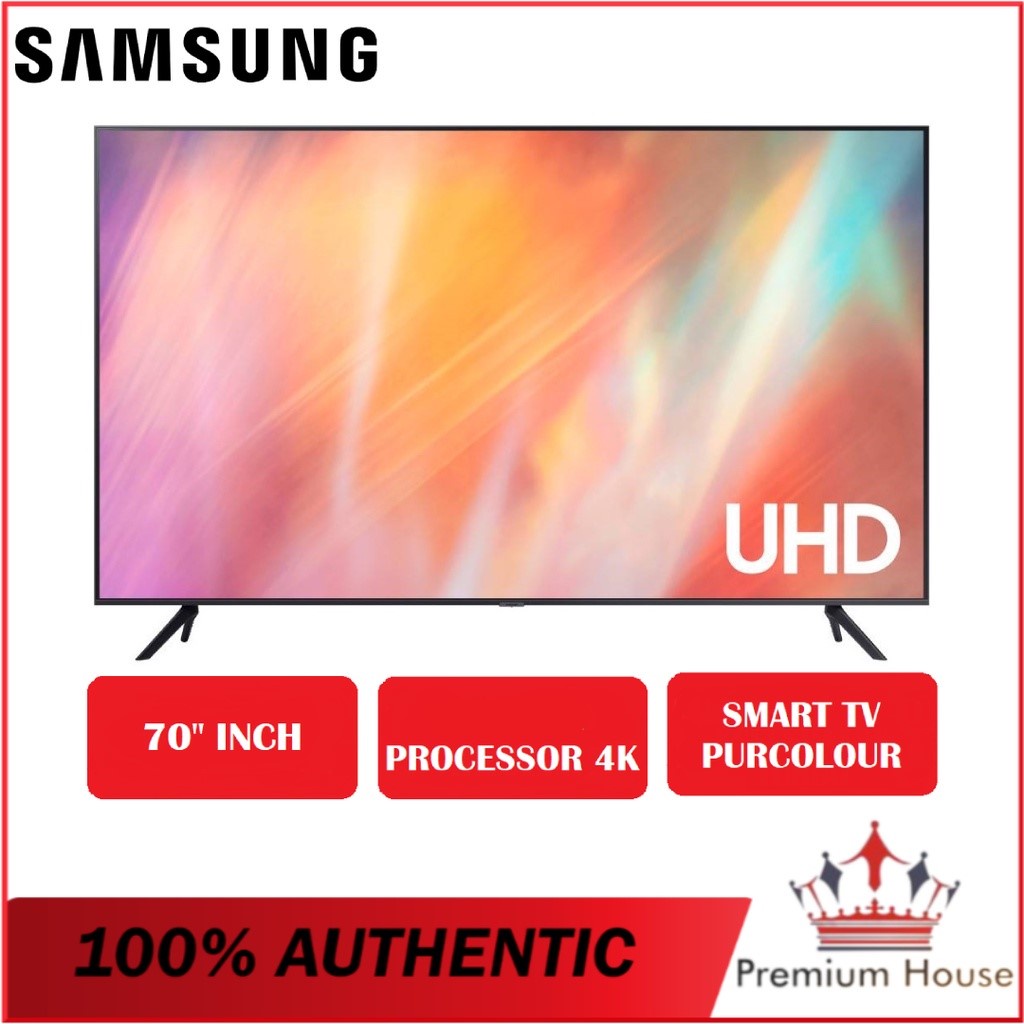 Samsung 70" AU7000 4K UHD Smart TV UA70AU7000KXXM | Shopee Malaysia