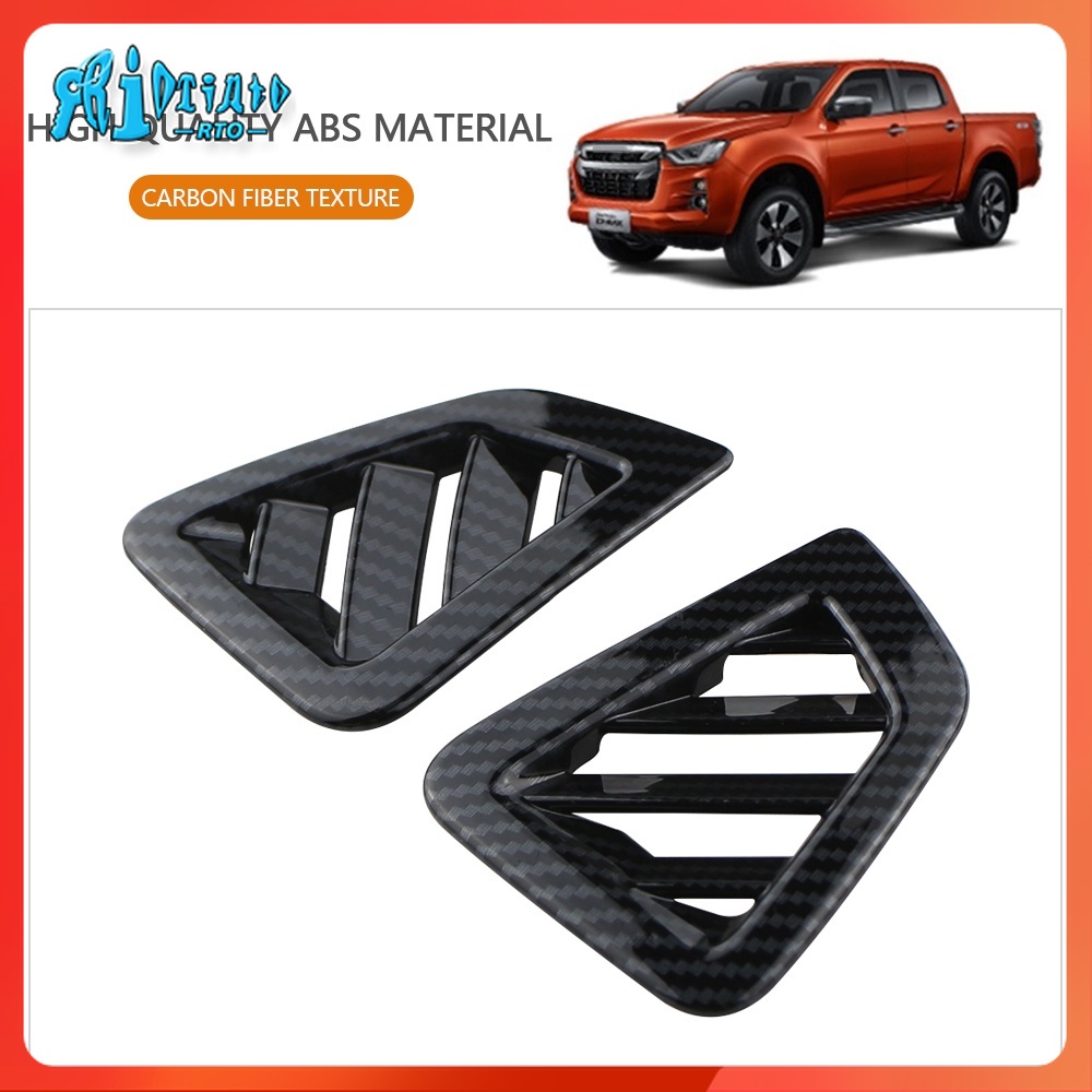 RTO Carbon fiber automobile vent sticker for Isuzu Dmax D-max 2021 ...