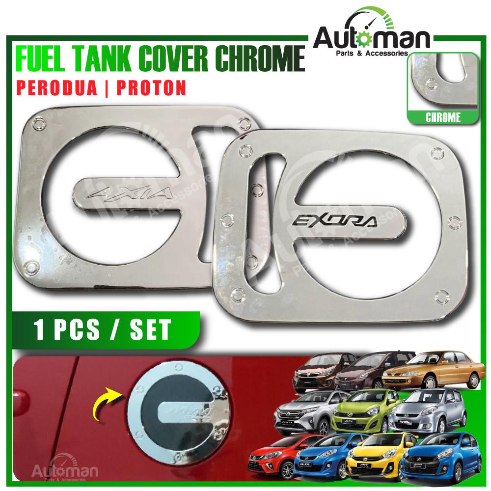 Fuel Tank Cover Fuel Cap Trim Chrome Perodua Aruz Myvi Alza Axia Viva ...