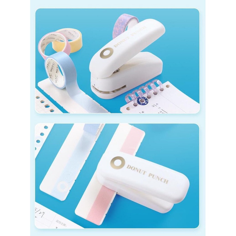 Special punching machine! DIY hole protection stickers, ledger stickers ...