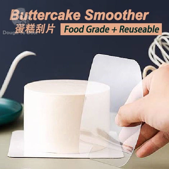 Cake Smoother Flexible Sharpies Cake Icing Spatula Reusable Cake Edge ...