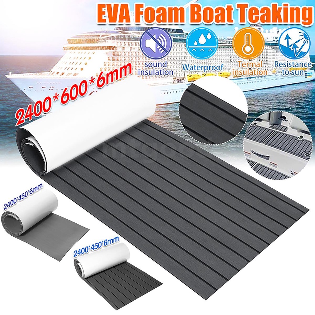 95''X35'' EVA Foam Marine Floor Boat Sheet Yacht Synthetic Teak Decking ...