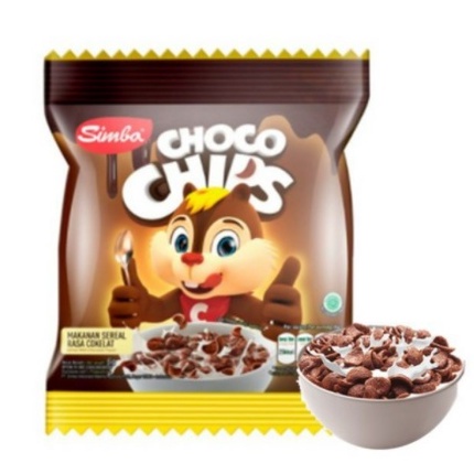 Simba CEREAL CHOCO CHIPS 6 gr CHOCOLATE SNACK CEREAL CHOCOCHIPS MINI ...