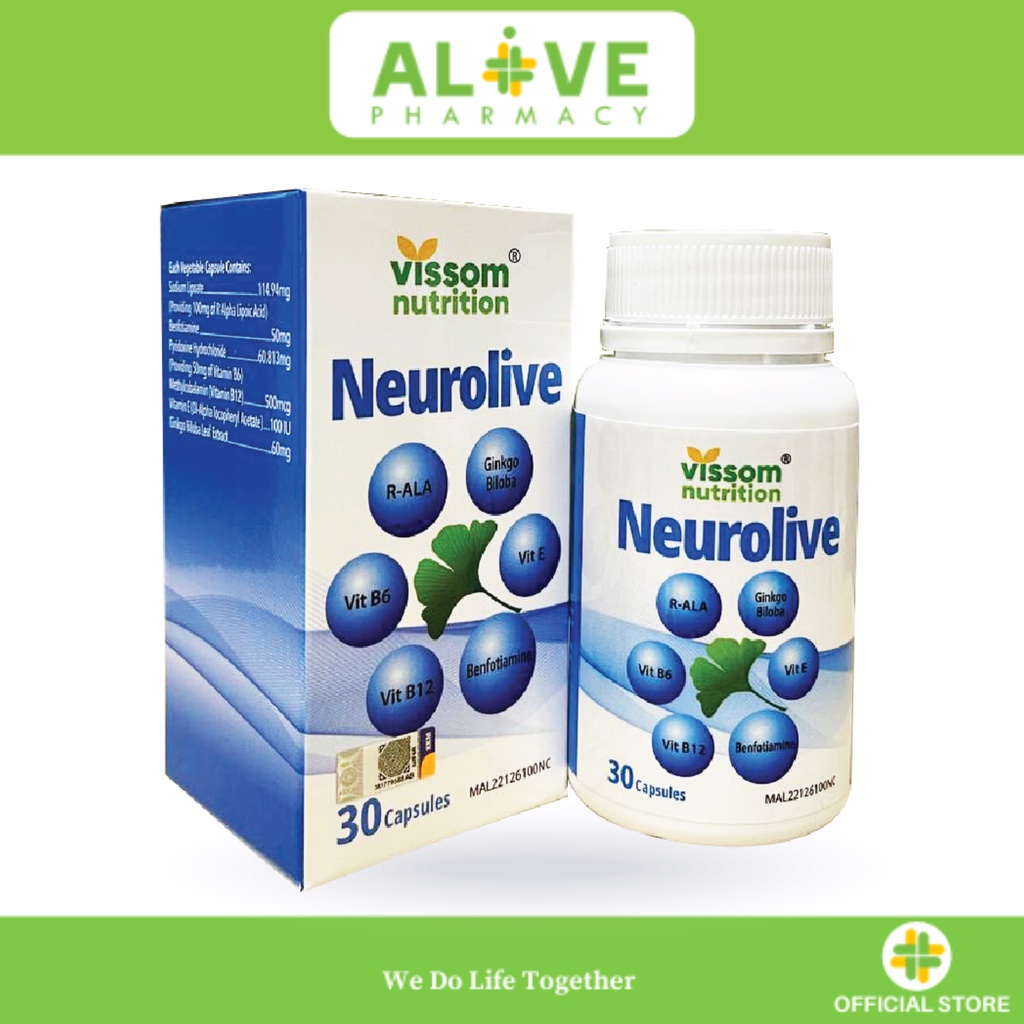 Vissom Nutrition Neurolive 30 Capsules | Shopee Malaysia