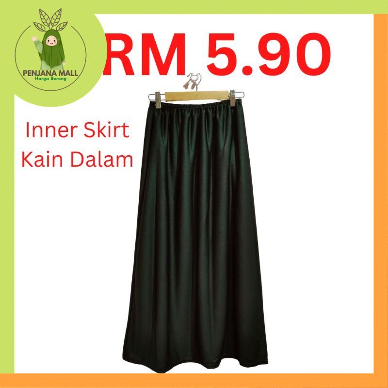 Inner Skirt Kain Dalam Wanita /Innerwear/ Petticoat Inner Skirt Cotton ...